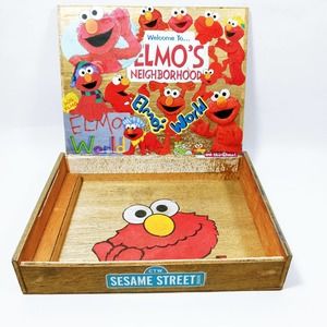 no band | Toys | Vintage Elmo Trinket Storage Box Handcrafted Treasure ...